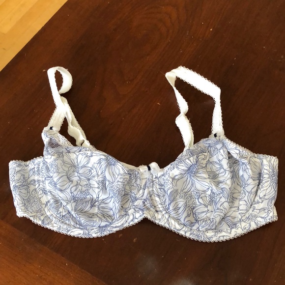 Fantasie | Intimates & Sleepwear | Fantasize White With Blue Floral ...